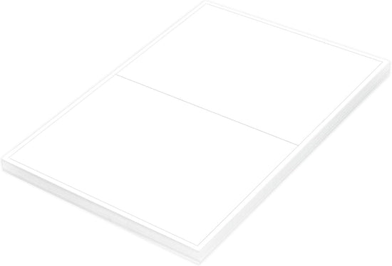 Laser Labels, Sticker Matt White A5 Size 199.6x143.5mm (2 Stickers x 1 ...