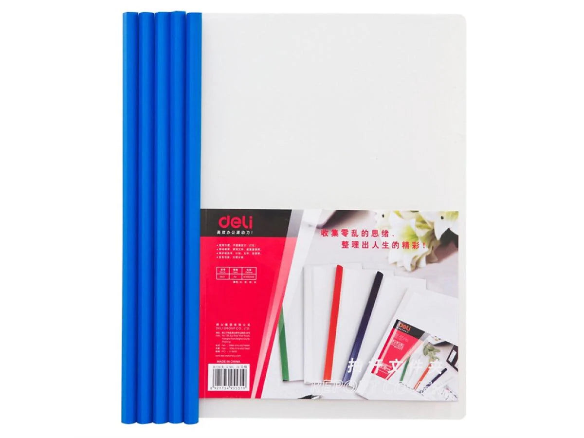 Deli Transparent Slide Bar Set 5/pack - 5531– Marina Stationers