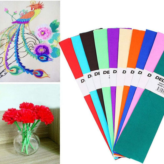 Crepe Paper Size 50cm wide x 2 Yards Long, Perfect for Occasional and ...