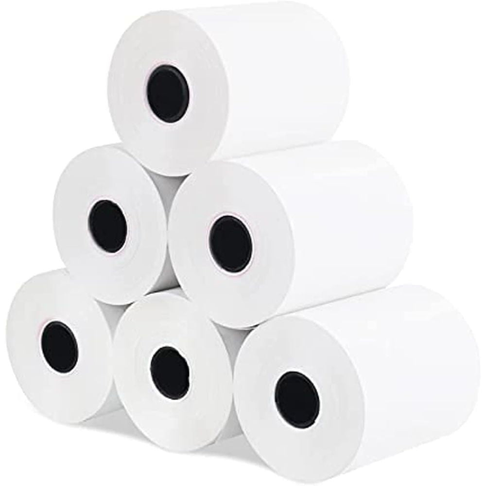 Thermal Receipt Printer Roll POS Printer Rolls 3 Inch 80mm (Pack Of 6 ...