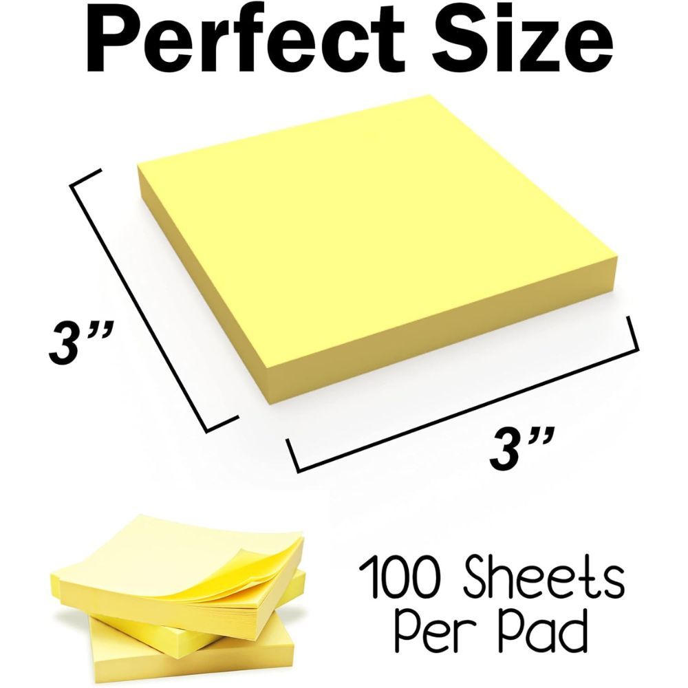 Post It Flag Sticky Notes 3X3 Yellow 100 Sheets– Marina Stationers