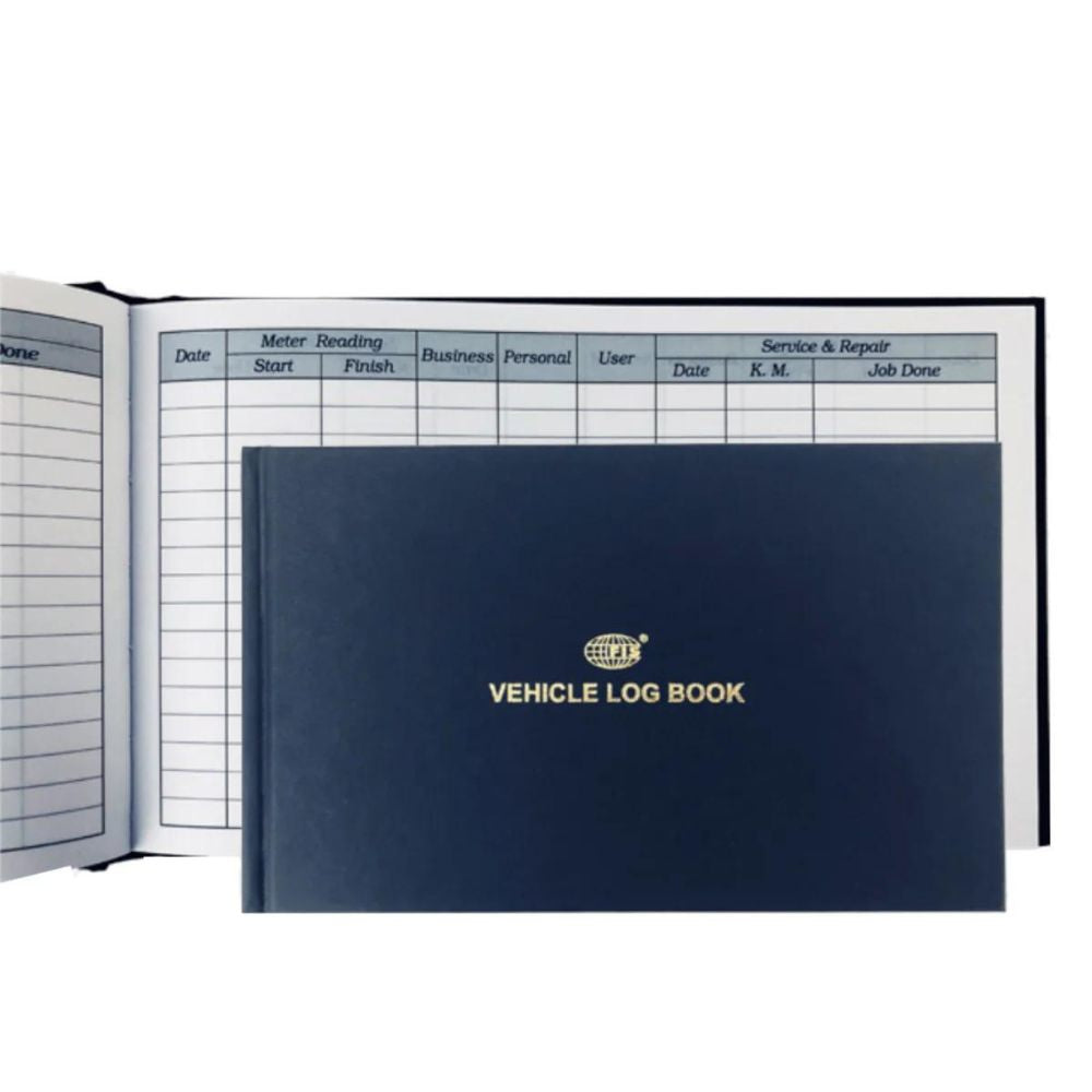 Vehicle Log Book A5 Size - Track Mileage & Maintenance | Marina Stationers