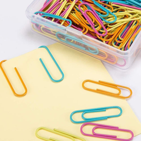 Paper Clips Gem Clips 28mm Assorted Colours (Pack Of 100 Clps)– Marina ...
